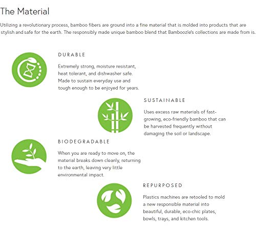 Bamboozle Food Compost Bin, Indoor Food Composter for Kitchen (Natural